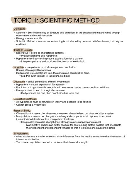 midterm 1 notes topics 1 5 bio1130 introduction to