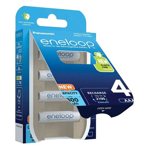 Panasonic Eneloop 800mah Aaa Akumuliatorius 4 Vnt Baterijos Lt