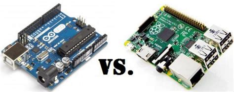 differences between arduino and raspberry pi