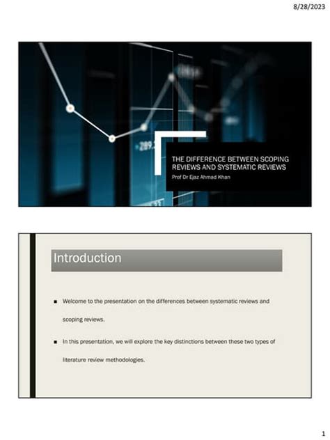 Scoping And Systematic Reviews Pdf
