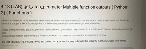 4 18 lab get area perimeter multiple function