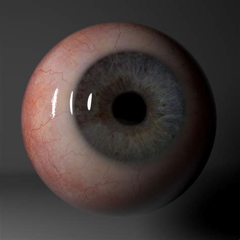 realistic eye model by christopher huntcreated in maya rendered in