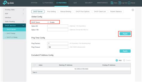 How To Configure A Tp Link Switch As Dhcp Server In Standalone Mode