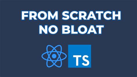 react js typescript project from scratch in 10 minutes