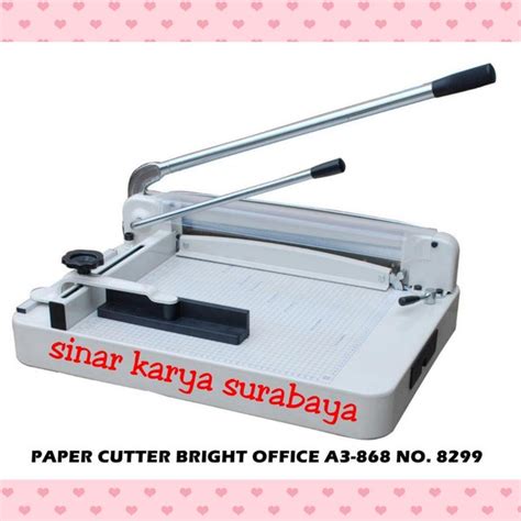Jual Mesin Pemotong Kertas Alat Potong Heavy Duty Paper Cutter Bright