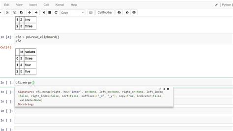 pandas merge how to merge pandas data frames youtube