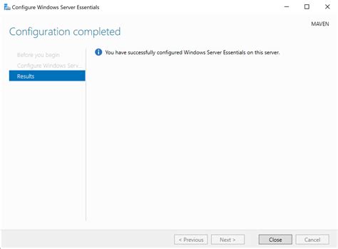 installing windows server essentials experience on windows