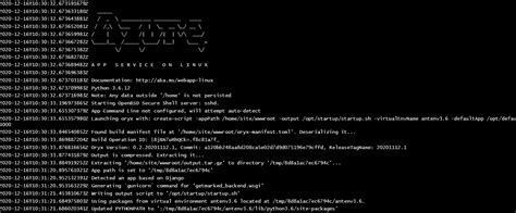 python azure web app deployed to tmp folder instead of