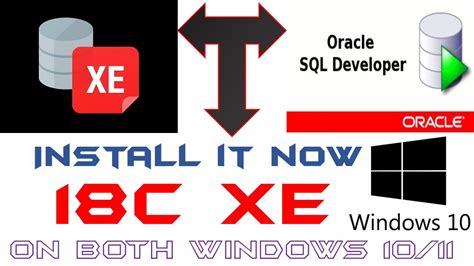 Installation Of Oracle Database 18c Xe In Windows 10 11 Youtube