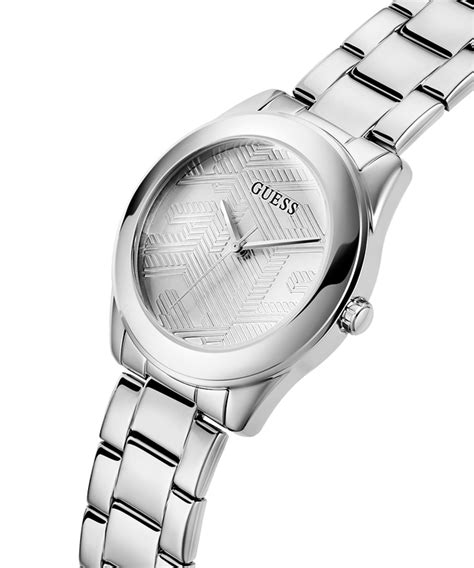 Guess Ladies Silver Tone Analog Watch Gw0606l1 Guess Watches Us
