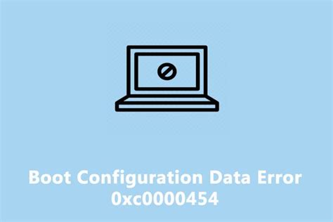 fixed boot configuration data error 0xc0000454 on windows 10 11