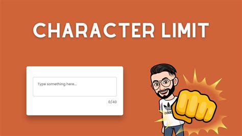 character limit html css js coding room youtube