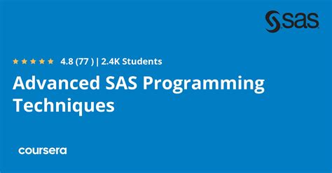 advanced sas programming techniques coursya