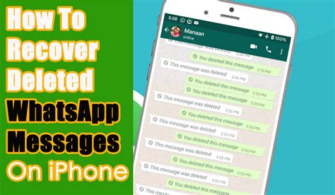 [5 Ways] How To Recover Deleted Whatsapp Messages On Iphone