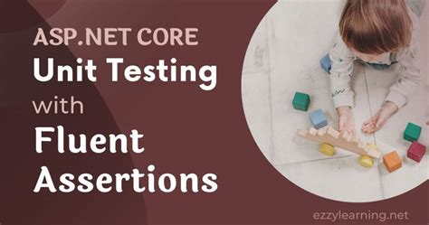 asp core unit testing with fluentassertions