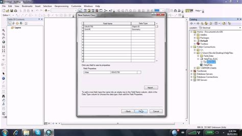 creating a feature class in arcgis youtube