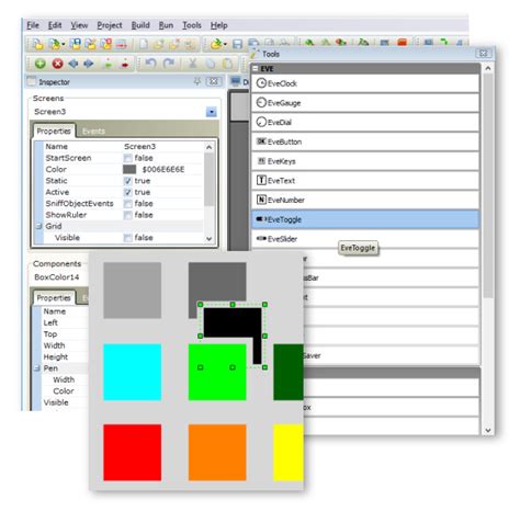 visual tft mikroelektronika drag and drop gui design software