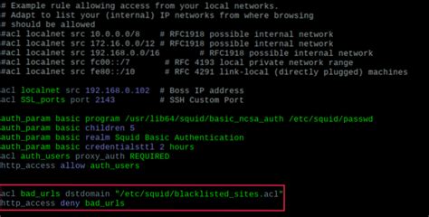 how to install and configure squid proxy on debian 8 linuxteaching