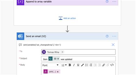 get previous value s of modified sharepoint column s in power automate