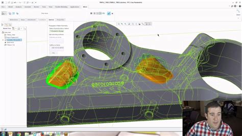 work on any cad file using creo parametric with unite and flexible