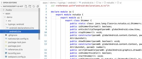 how to create a nativescript plugin that uses native ios and android