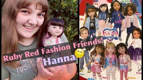 New Ruby Red Fashion Friends Think Happy Thoughts Hanna Doll Splash