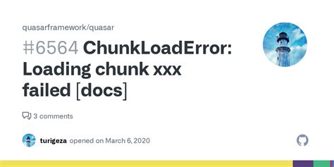 chunkloaderror loading chunk xxx failed [docs] · issue 6564