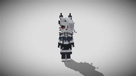 Loona Helluva Boss Minecraft 4dskin 3d Model By