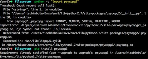 fix error with psycopg2 when setting up django with postgres · hisabimbola