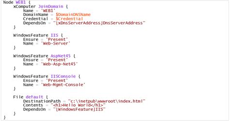 deployment with a pull server infrastructure powershell