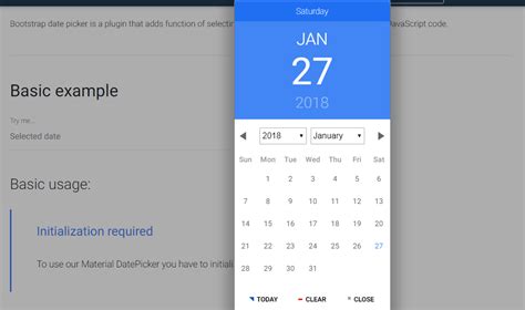 10 date picker for bootstrap onaircode