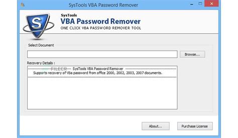Systools Vba Password Remover 7 2 Free Download Filecr