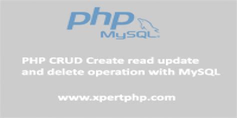 php crud php with mysql php website code php database