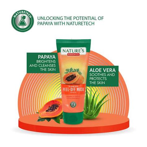 Buy Natures Essence Flawless Peel Off Mask Brightens And Clarifies The