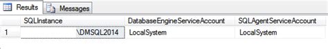 script to find sql server service account