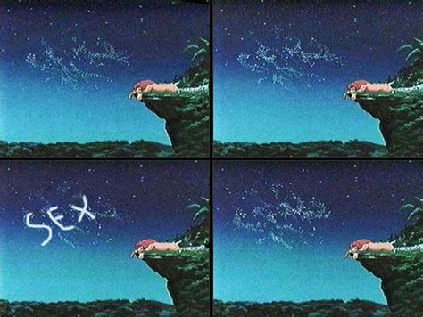 is the word sex hidden in the lion king