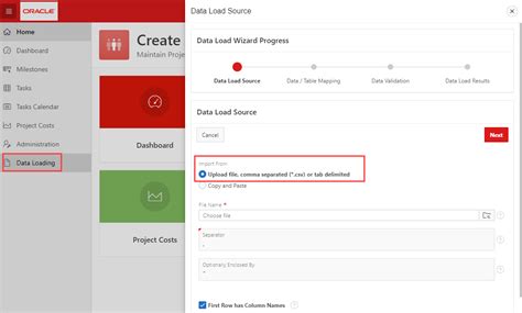 oracle application express 18 creating a data load wizard for your