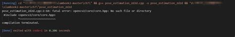 通过vscode编译代码，提示fatal error opencv2 core core hpp no such file or
