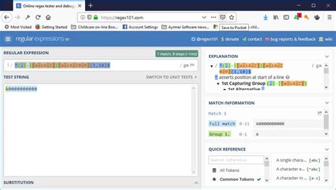 regular expression tester and debugger in 2021 regular expression