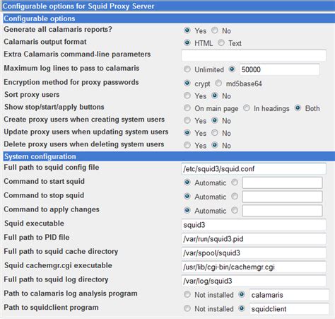 konfigurasi modul squid proxy server di webmin smk al hasyimiah