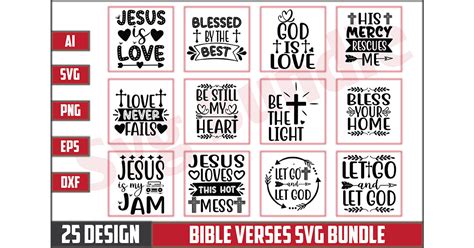 Bible Verses Svg Bundle Bundle · Creative Fabrica