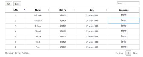 pdf export mulitple languages in single grid — datatables forums