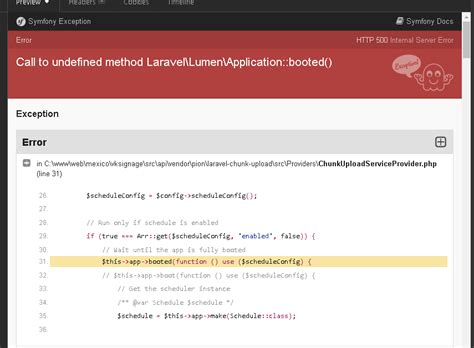 lumen support · issue 42 · pionl laravel chunk upload · github