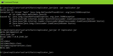 intellij java java lang noclassdeffounderror org json jsonexception