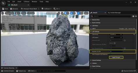 static mesh automatic lod generation in unreal engine unreal engine 5