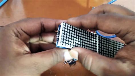 arduino led scrolling text message display useing max7219