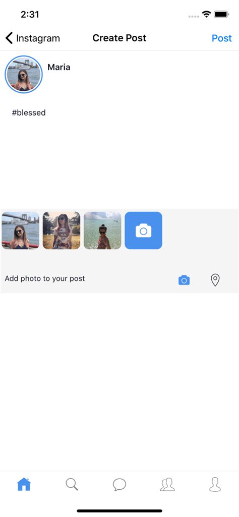 instagram clone app for ios and android react native download