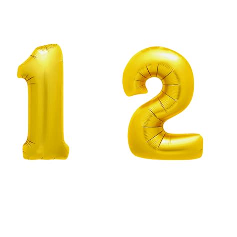 Happy Birthday Foil Balloon Png Gold Colour