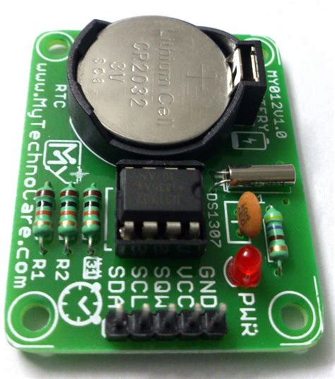 ds1307 rtc module real time clock circuit for microcontroller my