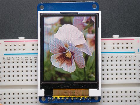 1 8 color tft lcd display with microsd card breakout [st7735r] id 358